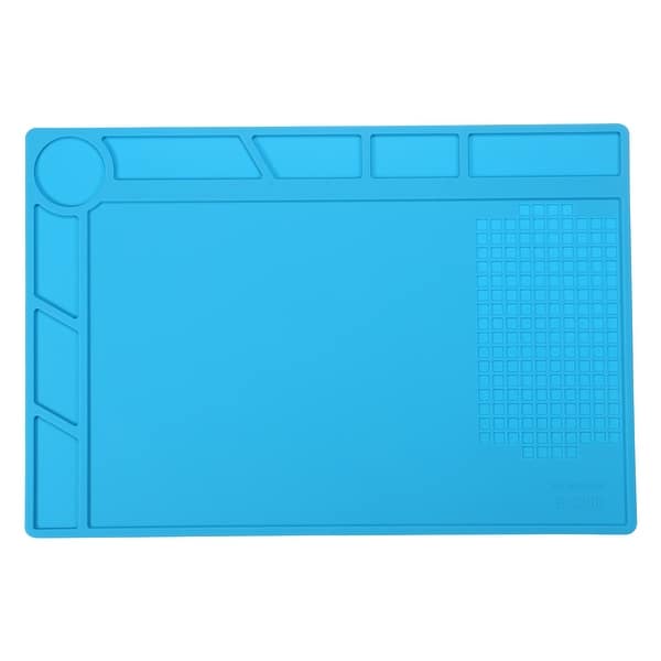 Silicone Soldering Mat S120 Heat Insulation 932°F 13.4" x 9" Repair Work Mat - Blue - Bed Bath ...